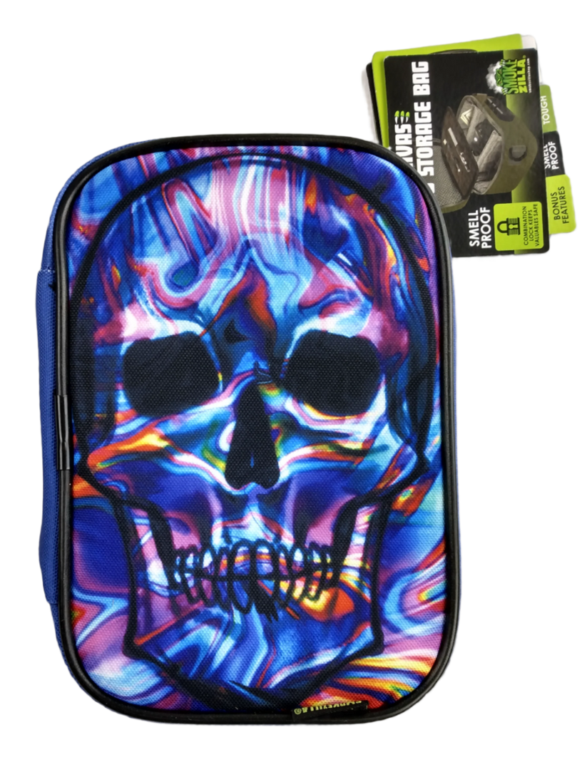 Printed Canvas Locking Storage Bag – Smokezilla Shop